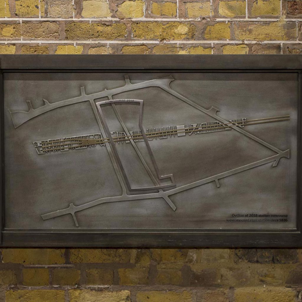 London Bridge Heritage Plaques · millimetre