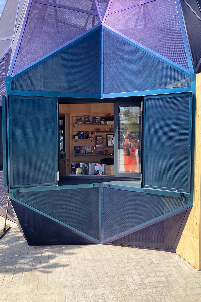 Coventry Visitor Information Pod · millimetre