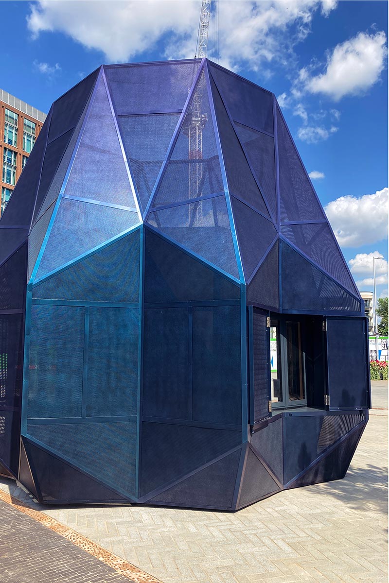 Coventry Visitor Information Pod · millimetre