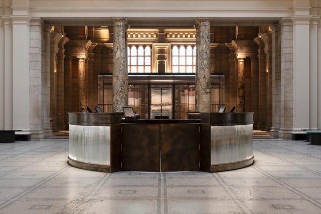 V&A Reception Desk · millimetre