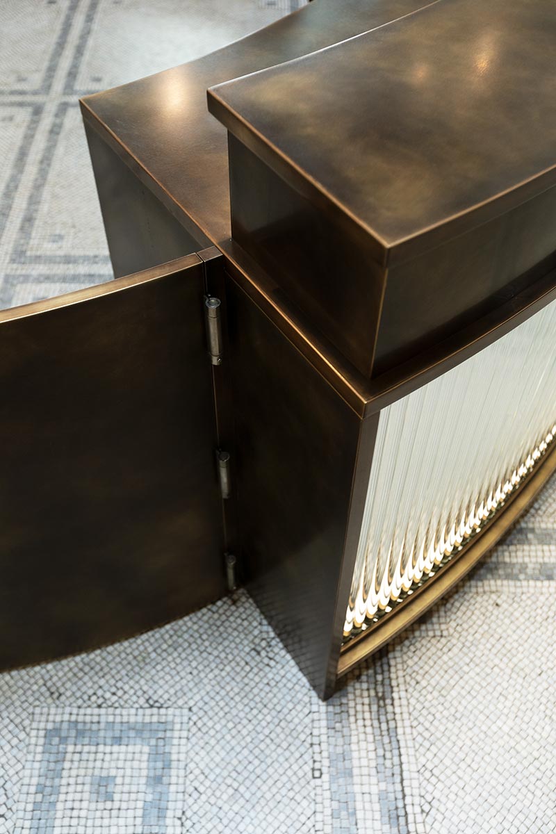 V&A Reception Desk · millimetre