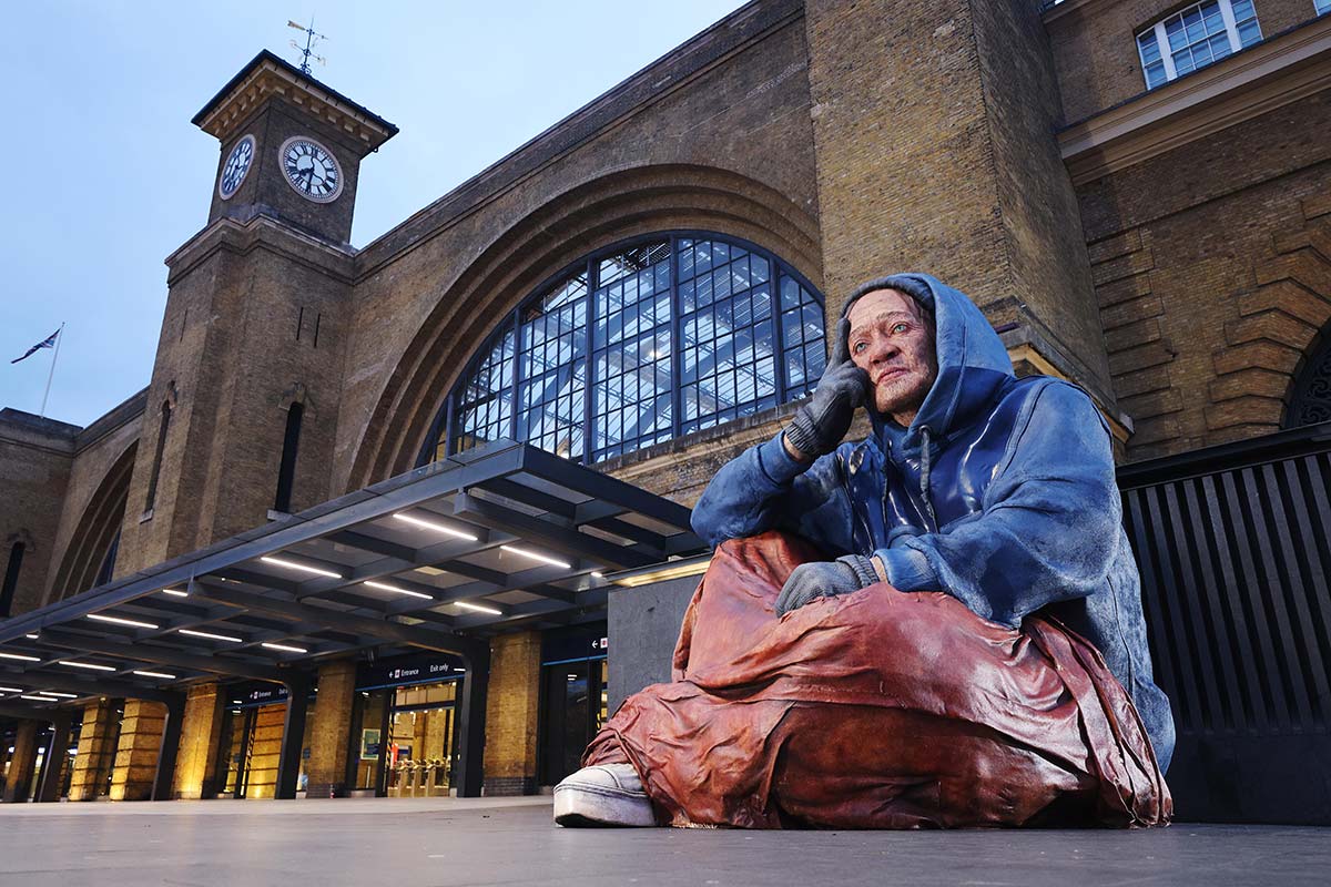 Crisis Homelessness Sculpture · millimetre