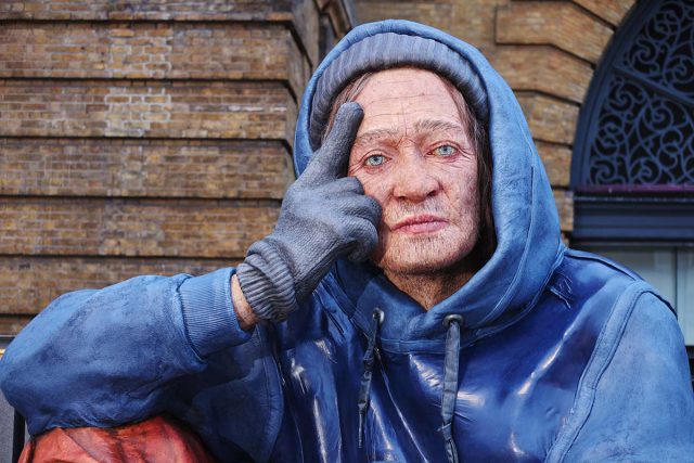 Crisis Homelessness Sculpture · millimetre