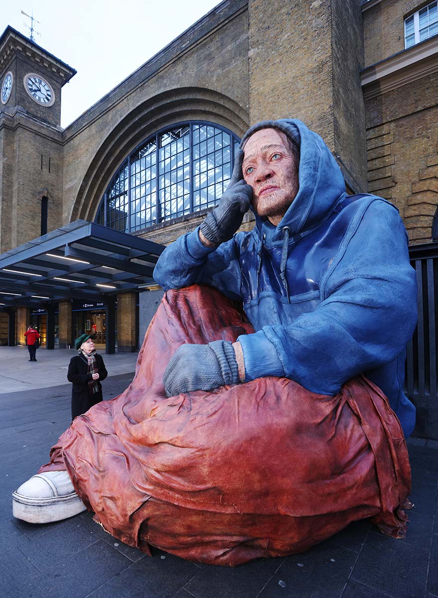 Crisis Homelessness Sculpture · millimetre